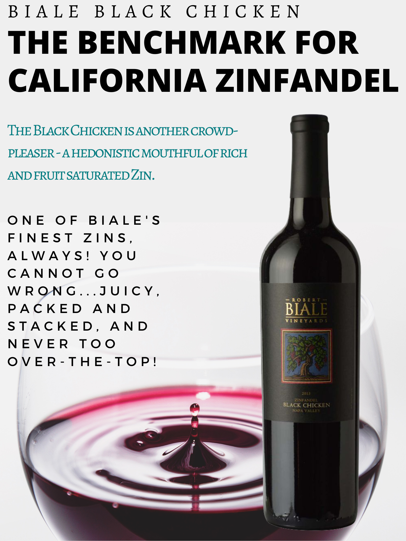 2018 Biale Vineyards Black Chicken Zinfandel | Wine Spectrum